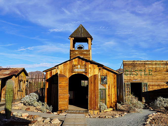 The simple church stood as a beacon of hope in harsh times, its bell calling the faithful every Sunday without fail.