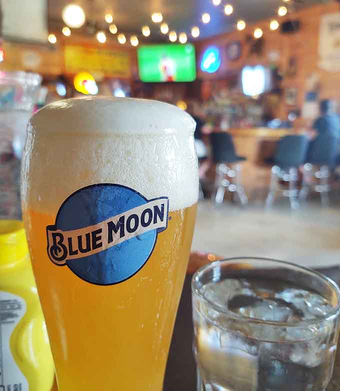 A cold beer in a frosted glass is the perfect companion to fried walleye, creating a pairing as classic as any wine and cheese.