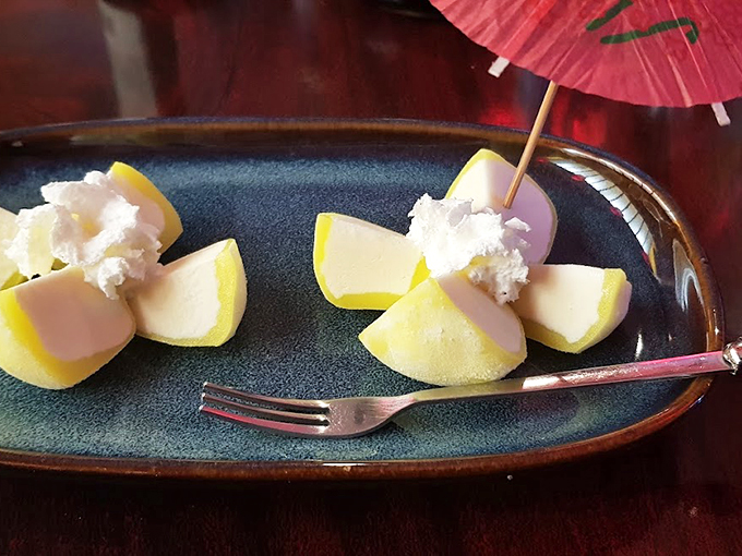 Dessert Simple yet elegant, these lemon wedges with whipped cream prove that sometimes the best desserts don't need to shout to be heard.