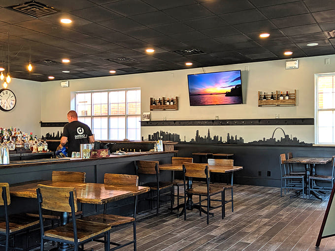 Another angle reveals the spacious layout where you can actually hear your dining companions without shouting like you're at a rock concert.
