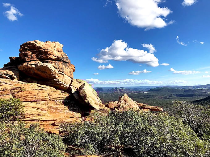 A red rock wonderland that would make Willy Wonka jealous. It's a geological buffet of colors and shapes that'll satisfy your adventure appetite.