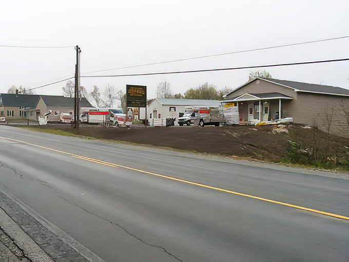 Small-town commerce &ndash; where hardware meets necessity in Surry's practical approach to business.