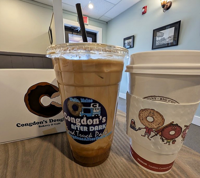 Coffee companions – whether you prefer classic drip or something fancier, Congdon's brews provide the perfect partner to their legendary eats.