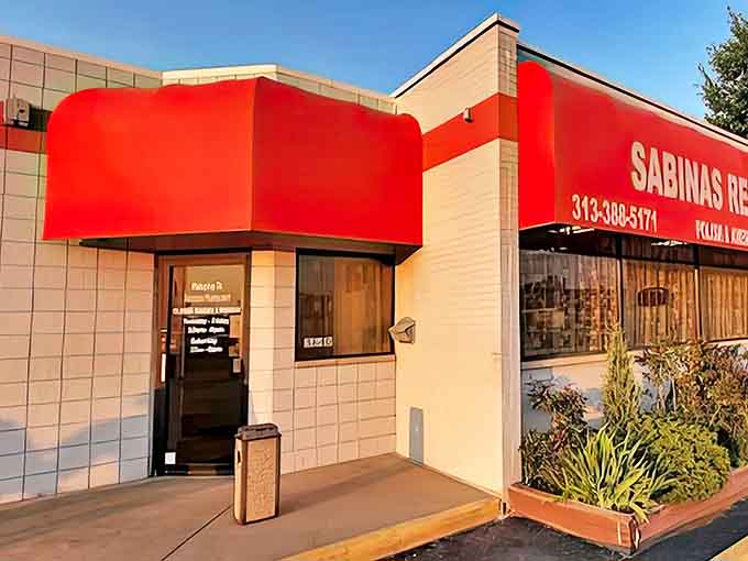 Sabina's modest entrance hides a culinary wonderland within—proof that books and restaurants should never be judged by covers.