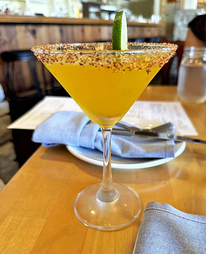 That's not just a cocktail &ndash; it's liquid sunshine with a salted rim. The perfect companion to farm-fresh cuisine.