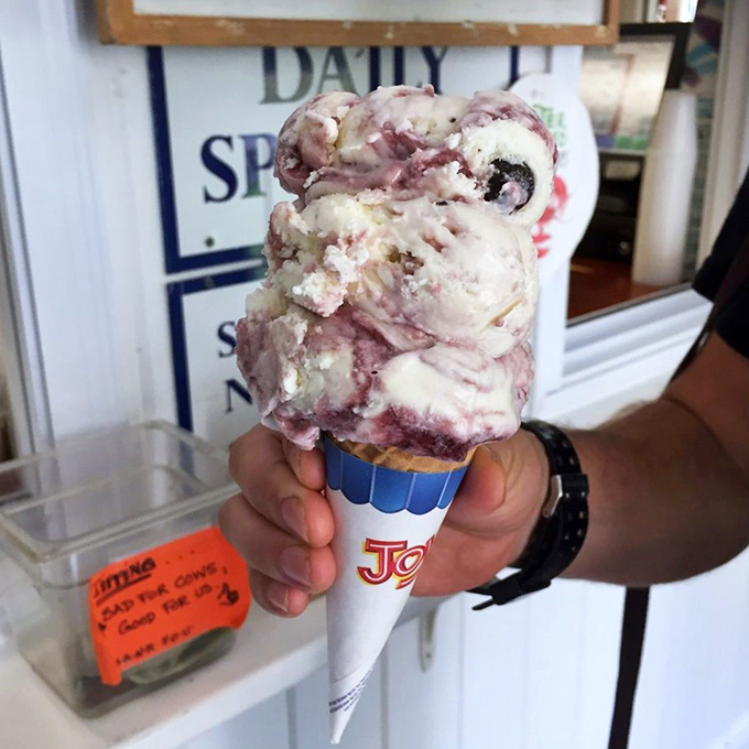 Sweet, creamy, and dreamy! This ice cream cone is proof that happiness can indeed be scooped.