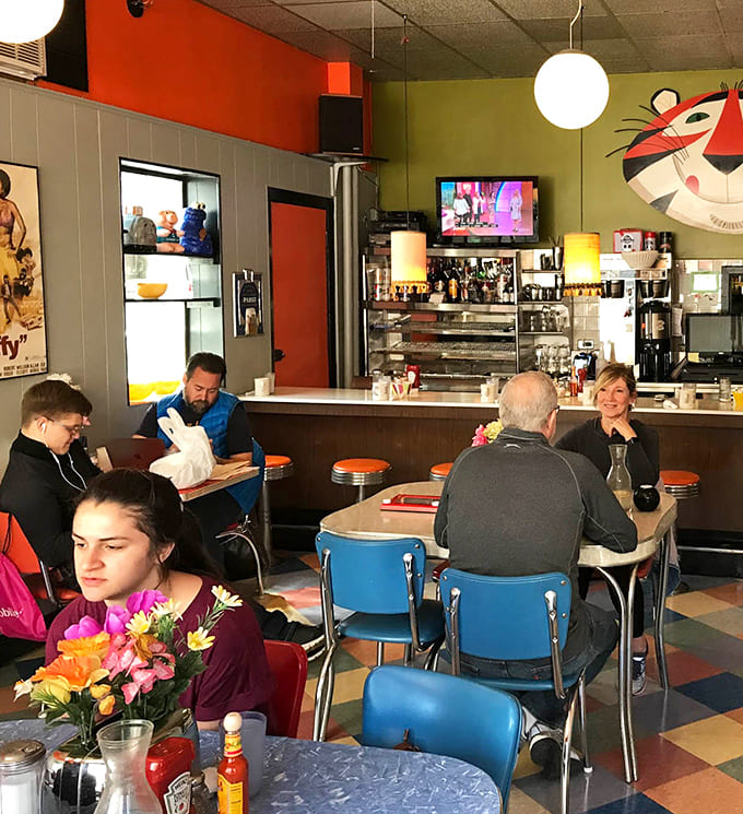 Real people enjoying real food in a space that feels like everyone's favorite quirky kitchen&mdash;this is community.