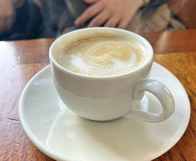 Their coffee isn't an afterthought &ndash; it's a proper cup that makes you question if you've been drinking brown water your whole life.