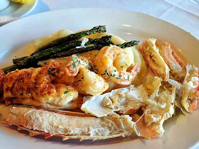 Lobster that makes you wonder why you'd eat anything else &ndash; sweet meat perfectly extracted and ready for its butter bath.