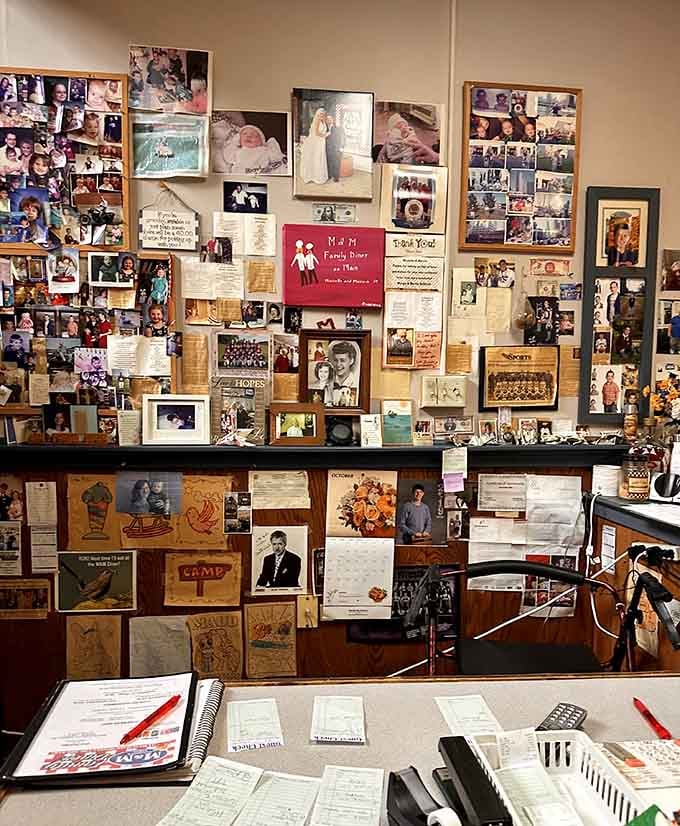 Every photo tells a story, and these walls have collected enough memories to fill a thousand breakfast conversations.