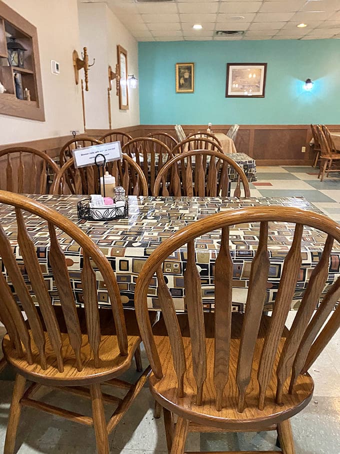 More seating means more people can experience pie-induced happiness simultaneously, which is basically a public service if you think about it.