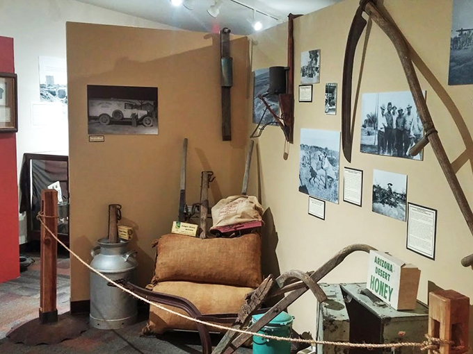 From farm tools to frontier tales, this exhibit's got it all. It's like "Little House on the Prairie" meets "Antiques Roadshow" &ndash; with a dash of desert spice!