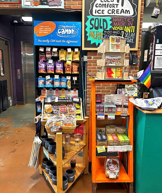 A treasure trove of packaged delights awaits, proving that even Zingerman's to-go items maintain the same fanatical dedication to quality.