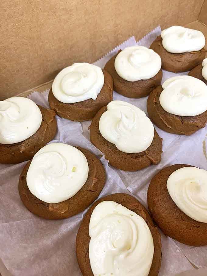 These pumpkin cookies with cream cheese frosting make a compelling case for pumpkin's right to year-round menu status.