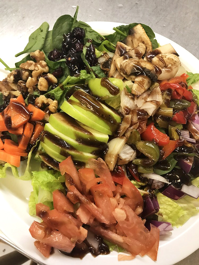 This salad proves that healthy options don't have to be boring when you pile on fresh ingredients and drizzle everything with balsamic.