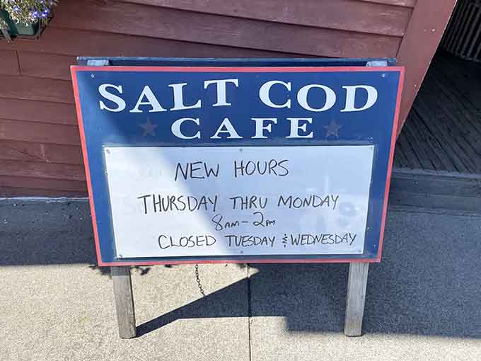 Those hours tell you everything: this place operates on island time, and that's exactly how it should be.