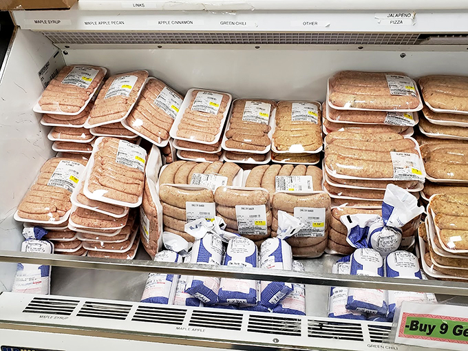 Link up with happiness! These sausages are like a United Nations of encased meats &ndash; bringing global flavors together in perfect harmony.