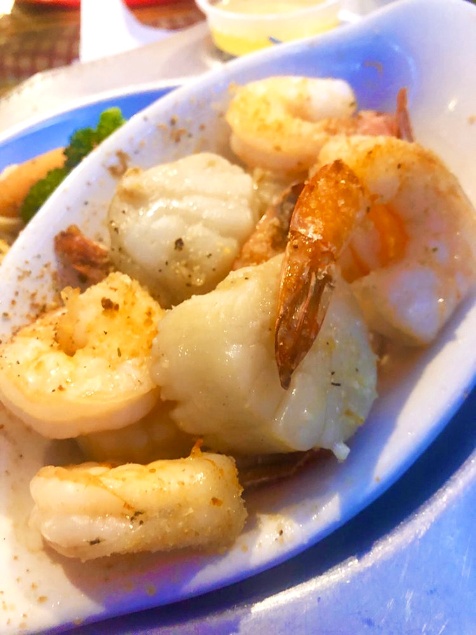 The marriage of sweet scallops and succulent shrimp &ndash; a seafood power couple that belongs together on your fork.