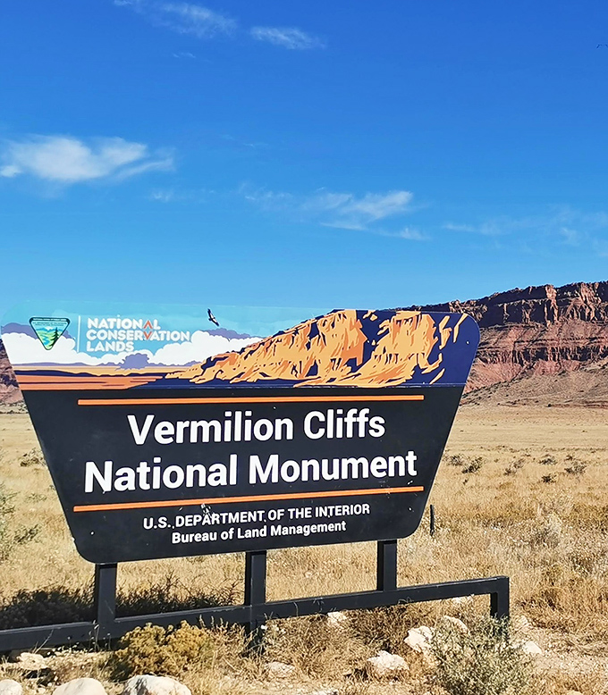 The official welcome to another planet, no spaceship required, just a sense of wonder and comfortable hiking shoes.