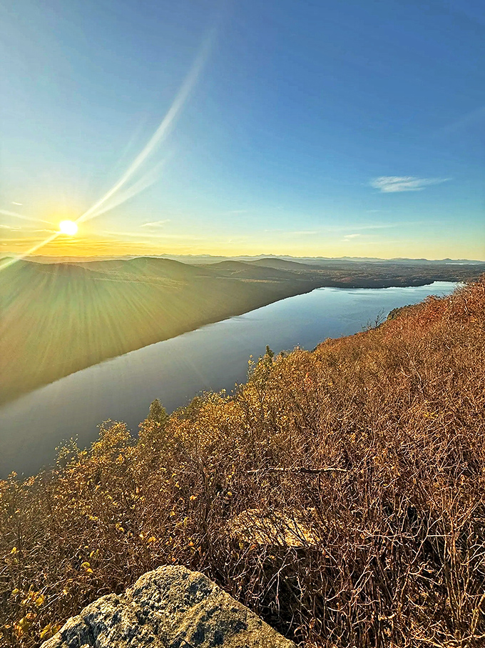 Vermont sunsets don't just end days – they celebrate them with the kind of light show that makes you forget to check your phone.