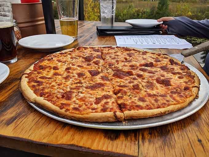 Sometimes you just need a classic pepperoni pizza, and this one delivers exactly what you're craving without any unnecessary complications.