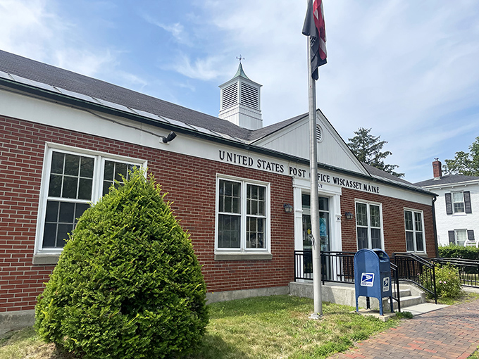 Even Wiscasset's post office exudes historic charm &ndash; making mailing a postcard home an unexpectedly delightful part of your visit.