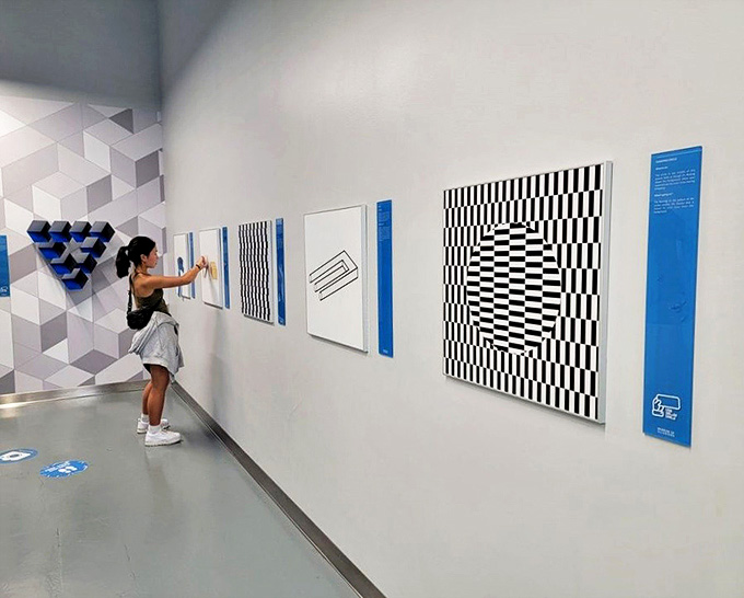 Visitors often find themselves doing double-takes in the museum's mirror installations. Is that really you, or just your reflection having an identity crisis?