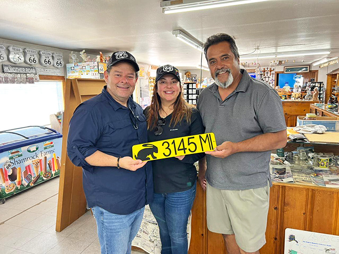 Travelers from around the world make the pilgrimage to this Route 66 landmark, collecting memories alongside their souvenirs.