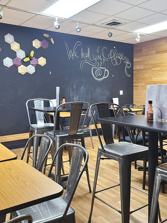 Plenty of seating means you won't have to fight anyone for a table, though the waffles might be worth throwing elbows over.