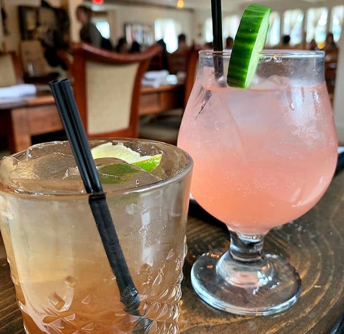 Craft cocktails that tell stories &ndash; each sip reveals layers of flavor, with garnishes that aren't just pretty but purposeful.