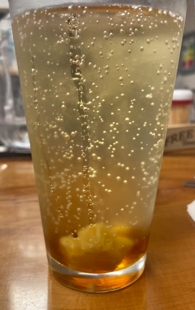 The champagne of breakfast beverages – a sparkling maple concoction that tastes like Vermont sunshine in a glass.