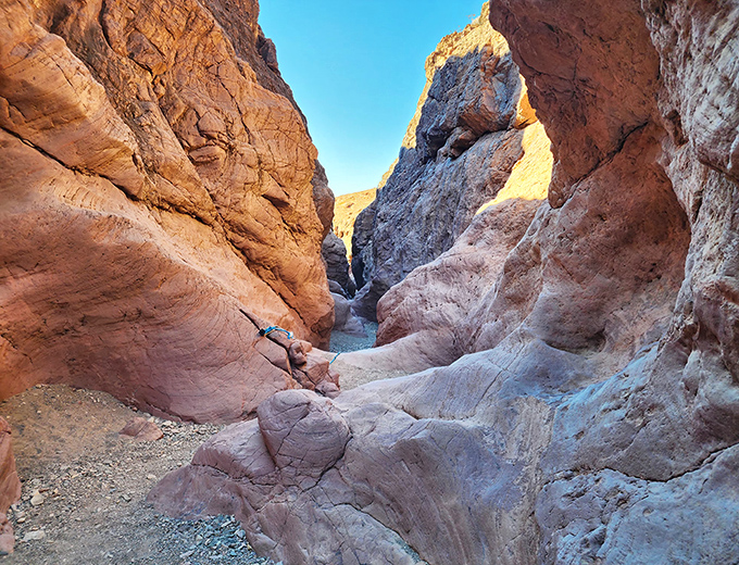 Nature's sculpture garden, water-carved canyons create a maze of color and texture that would make any artist jealous.