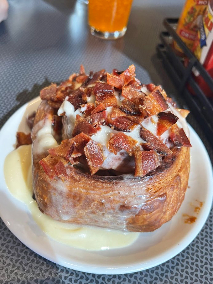 Meet the cinnamon roll that dared to dream bigger&mdash;by adding bacon. It's breakfast's power couple!