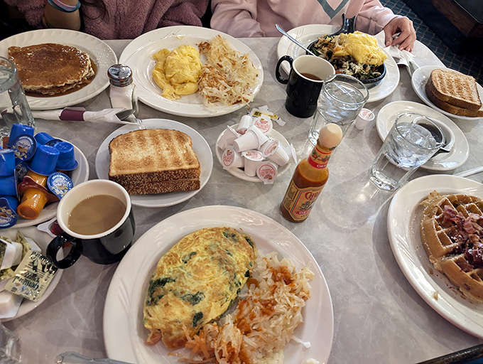 Tables full of breakfast enthusiasts prove that Niko's has cracked the code on starting the day right, one satisfied customer at a time.