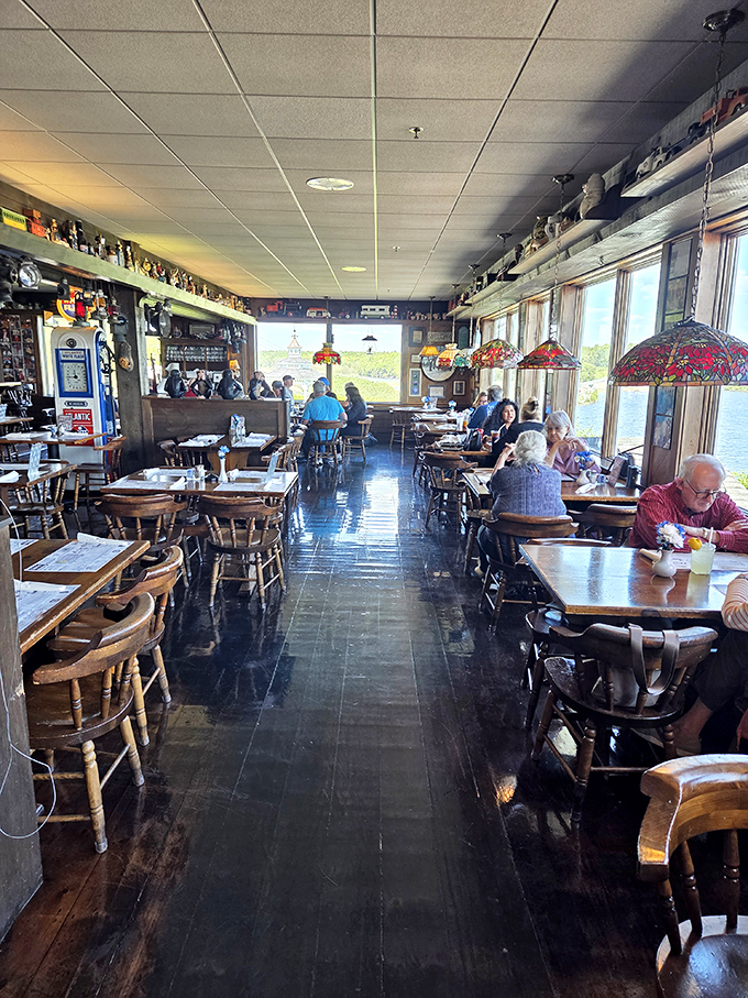 The dining room buzzes with happy conversations &ndash; proof that good food brings people together better than any social media platform.