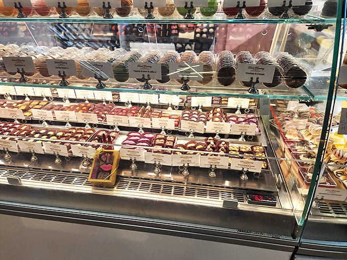 Glistening truffles and colorful macarons tempt even the strongest-willed visitors &ndash; resistance is deliciously futile.