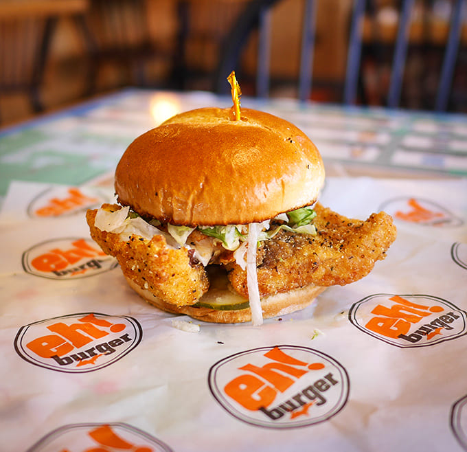 The whitefish sandwich showcases Lake Superior's bounty &ndash; crispy coating shatters to reveal flaky, tender fish that tastes like a UP adventure.