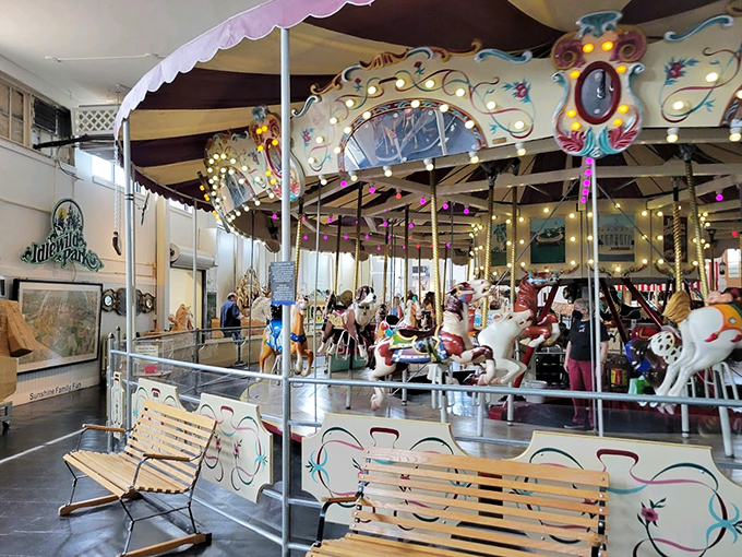 Round and round we go! Where childhood nostalgia meets artistry, and every animal has a story to tell.