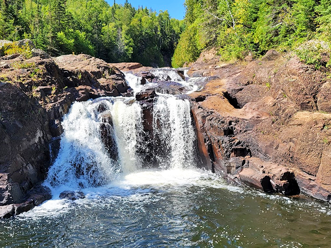 Water with an identity crisis? Devil's Kettle can't decide whether to fall or vanish, creating nature's ultimate mystery.