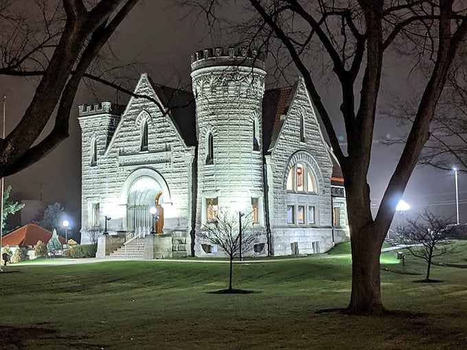 Books and battlements, what's not to love? The Brumback Library in Van Wert looks like it's ready to defend literature from marauding barbarians. It's the world's first county library, proving that Ohioans take their reading seriously. Who knew getting lost in a good book could be so literal?