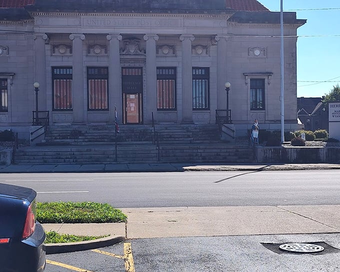 Under a circus-tent ceiling, the Wyandot Popcorn Museum displays antique popcorn wagons and machines that once brought this beloved snack to streets and carnivals across America.