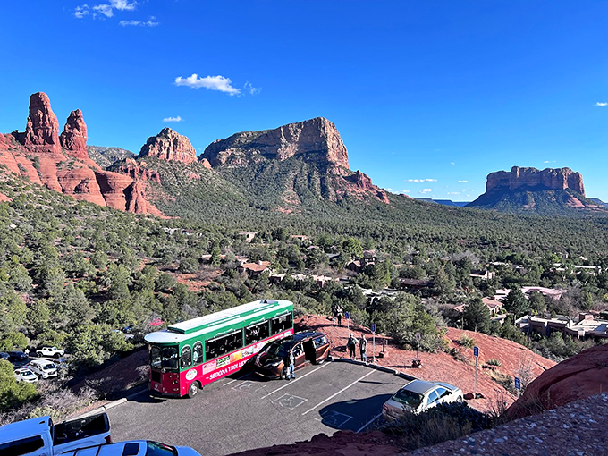 Sedona's skyline: where nature decided to one-up every architect who ever lived. Sorry, New York, but these rocks rock harder.