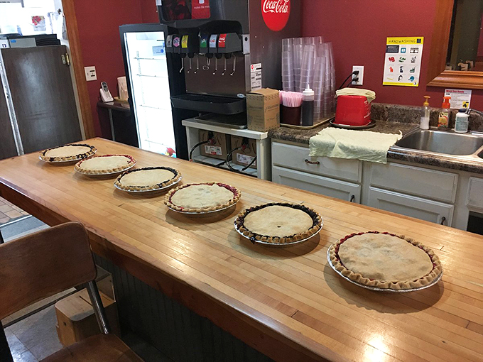 Flaky crusts hiding sweet secrets. These pies are a slice of happiness on a plate.