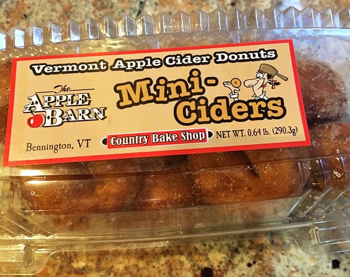 Mini-sized happiness: These cider donuts prove good things really do come in small packages.