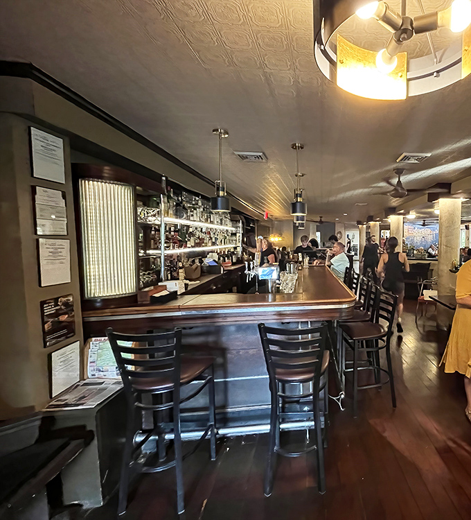 The bar area &ndash; where solo diners become regulars and bartenders remember your favorite wine after just one visit.