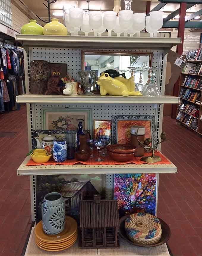 Home decor items range from subtle to statement-making, each piece ready to add character to someone's living space immediately.