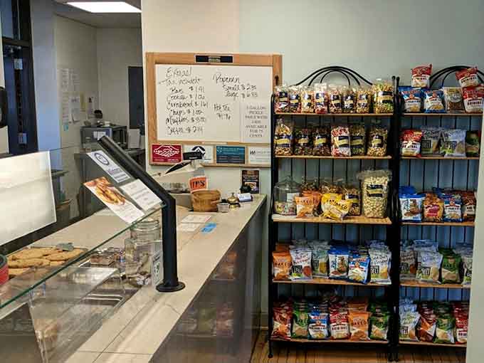The ordering counter where sandwich dreams become delicious reality, staffed by folks who actually care about your lunch happiness.