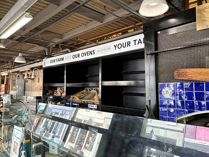 The service counter where magic happens, as friendly staff help customers navigate the delicious decisions that await them.