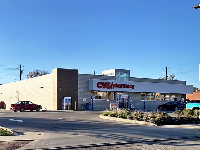 Even the CVS pharmacy in New Carlisle manages to look a bit more charming than its big-city counterparts.