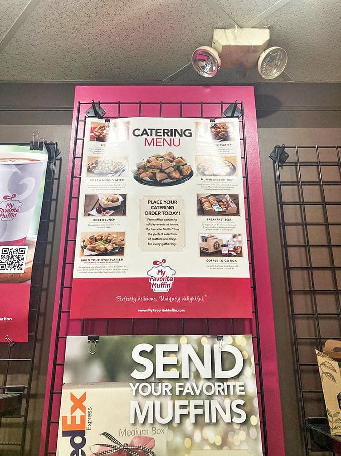 Their catering menu promises to make you the office hero – because nothing says "I value this meeting" like a platter of fresh bagels.